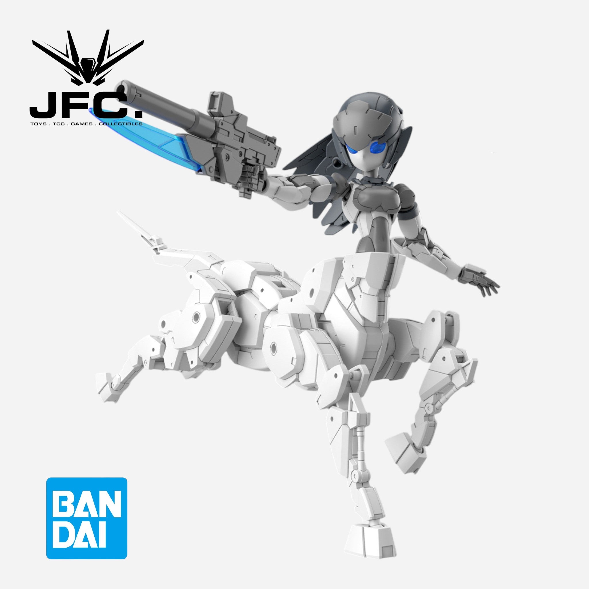 1/144 Scale 30MM White Horse Mecha Model Kit - Just for Collectors